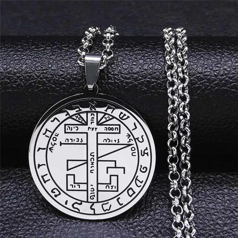 King Solomon Seal Pendant Necklass Hexagram Tree of Life Ten Sephiroth ...