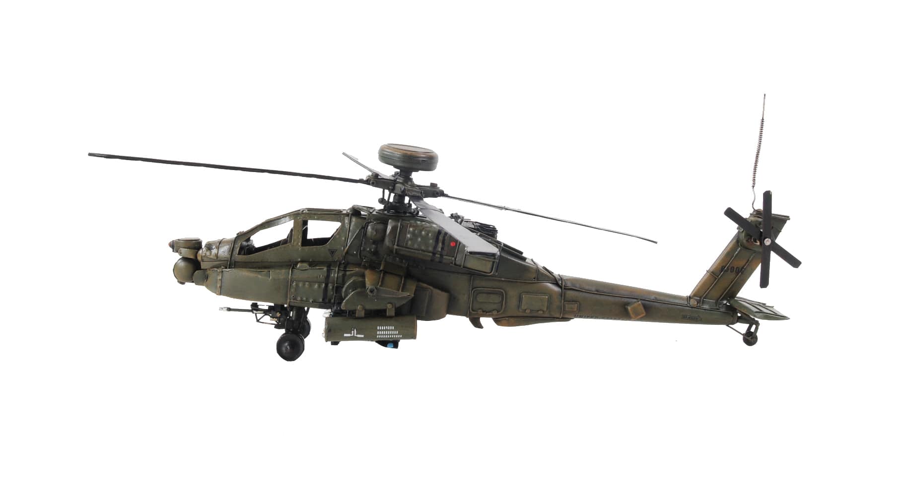 Boeing AH-64 Apache US Army’s Primary Attack helicopter Deck Top Metal ...