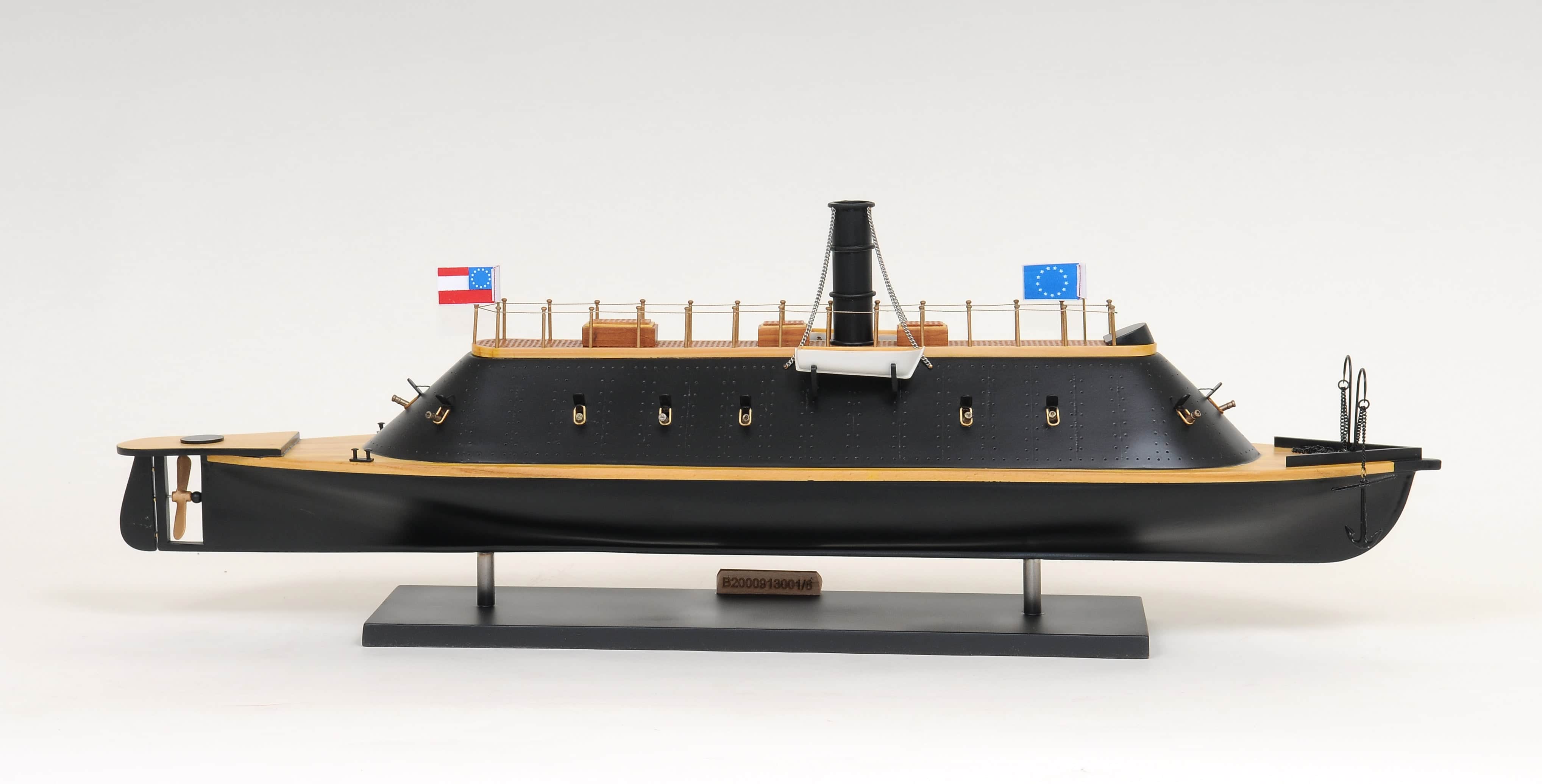 C.S.S. Virginia Ironclad Steam Powered Ship Exclusive Edition Wood Mod ...